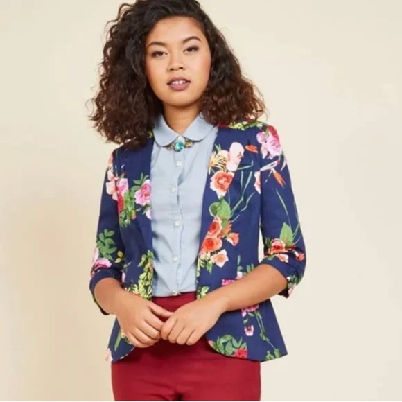 Modcloth | Jackets & Coats | Modcloth Sunnygirl Birds Of Paradise Fab ...